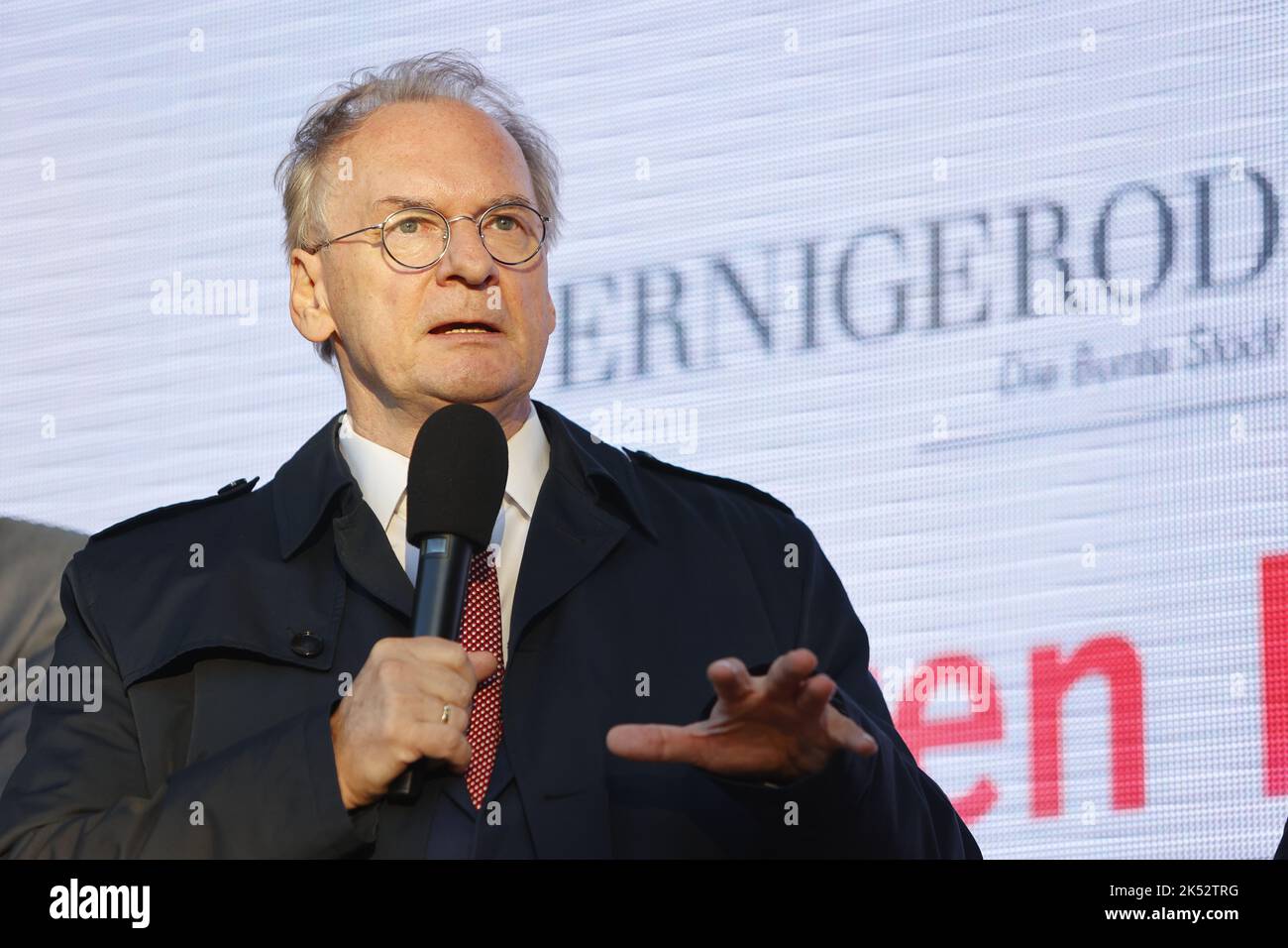 Wernigerode, Germany. 05th Oct, 2022. Minister President Reiner ...