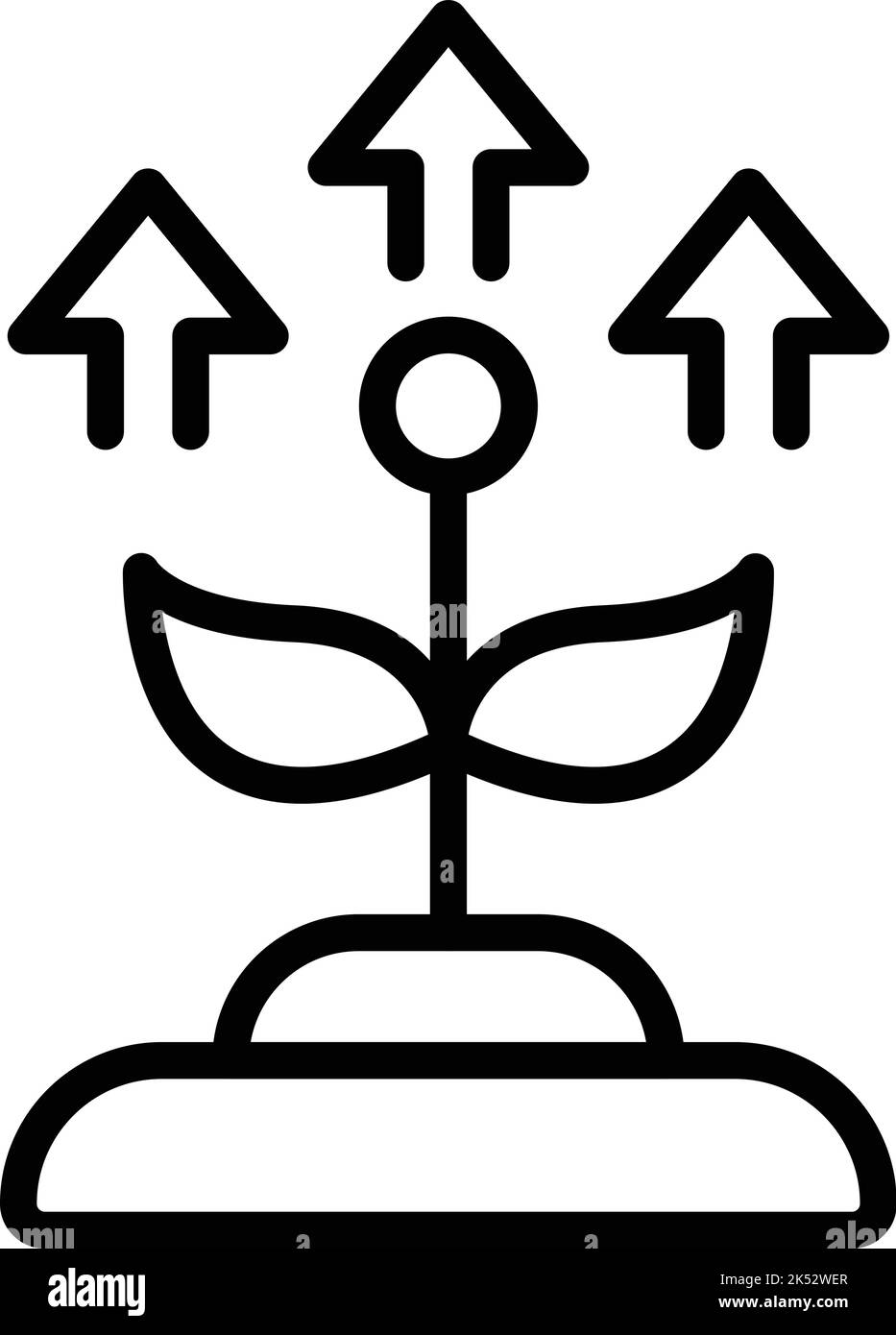 Grow expert icon outline vector. Business team. Success goal Stock ...