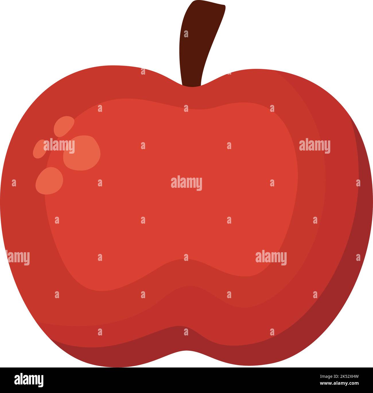 fresh apple fruit red icon Stock Vector Image & Art - Alamy