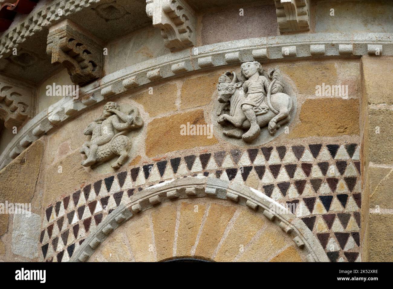 France, Puy de Dome, Issoire, Saint Austremoine abbatial church dated ...