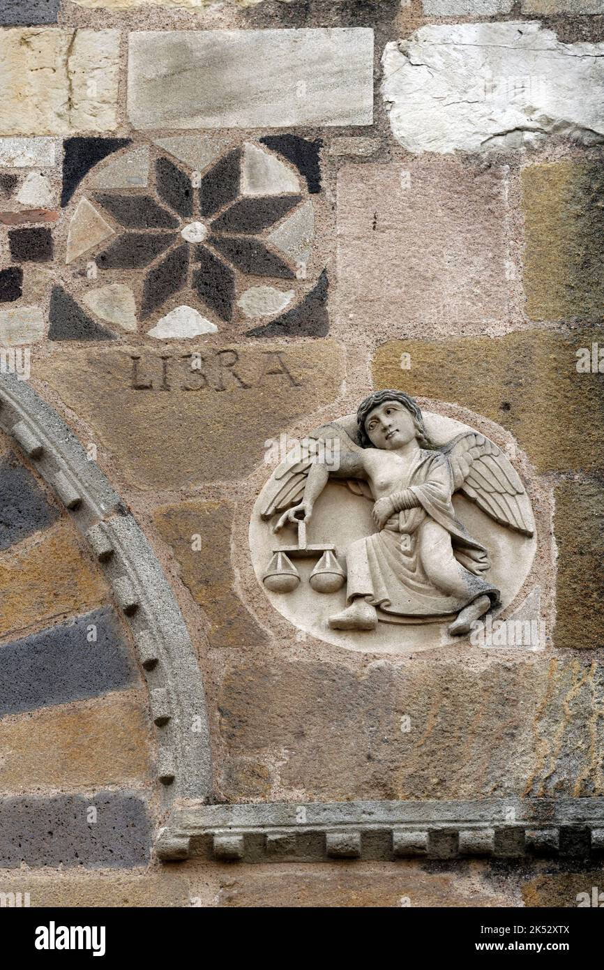 France, Puy de Dome, Issoire, Saint Austremoine abbatial church dated ...