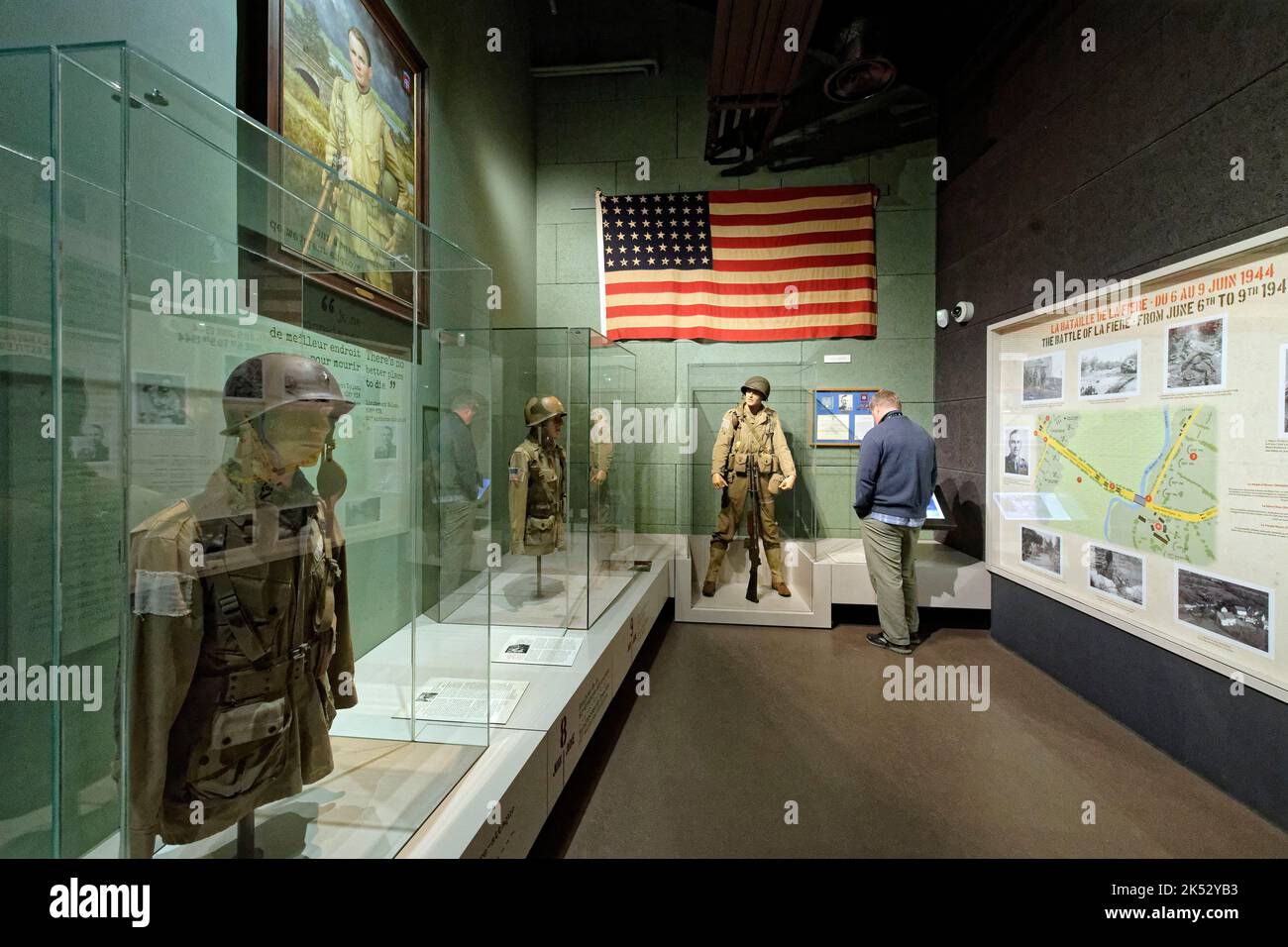 France, Manche, Cotentin, Sainte Mere Eglise, one of the first communes ...