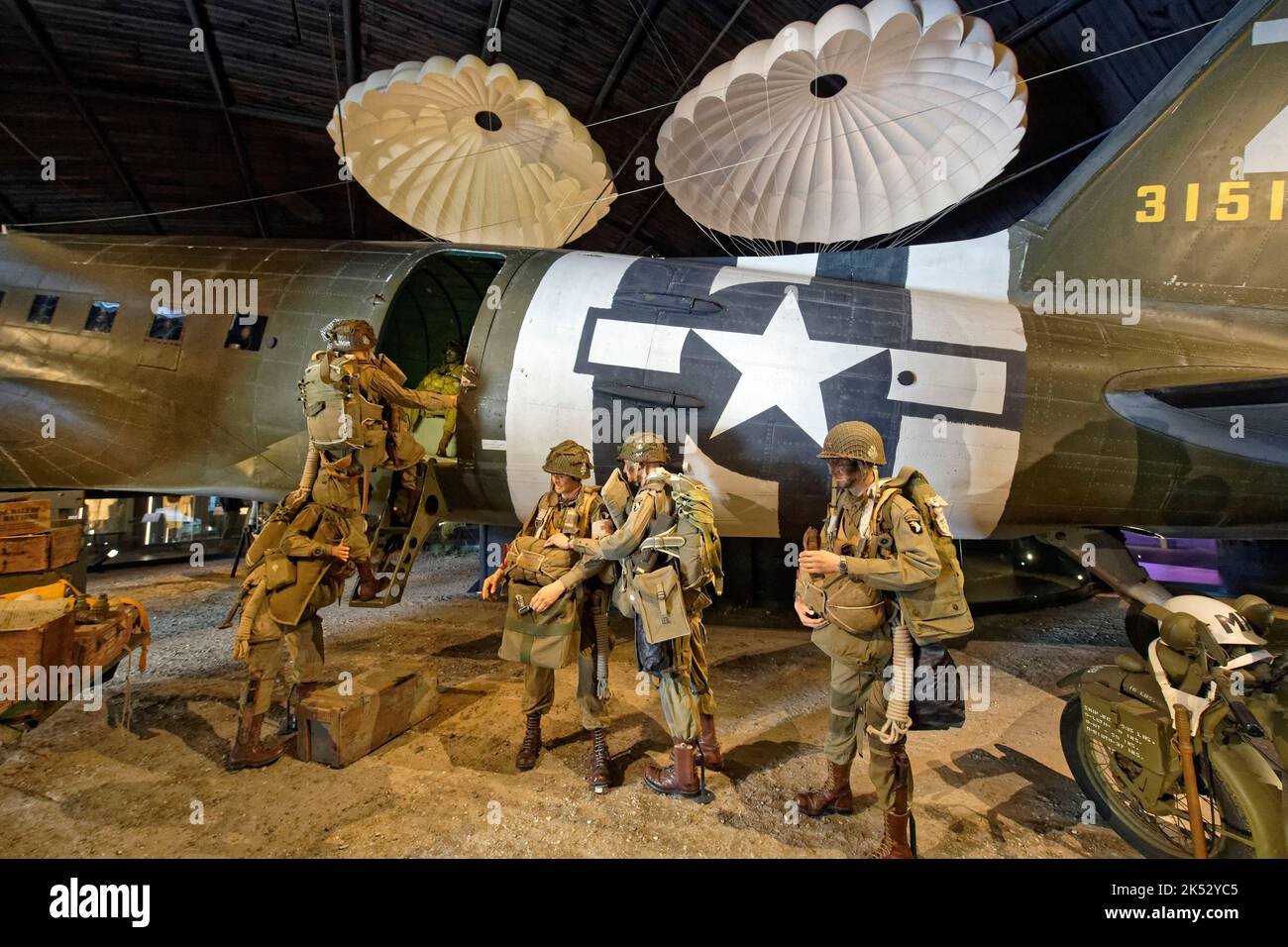 France, Manche, Cotentin, Sainte Mere Eglise, one of the first communes ...