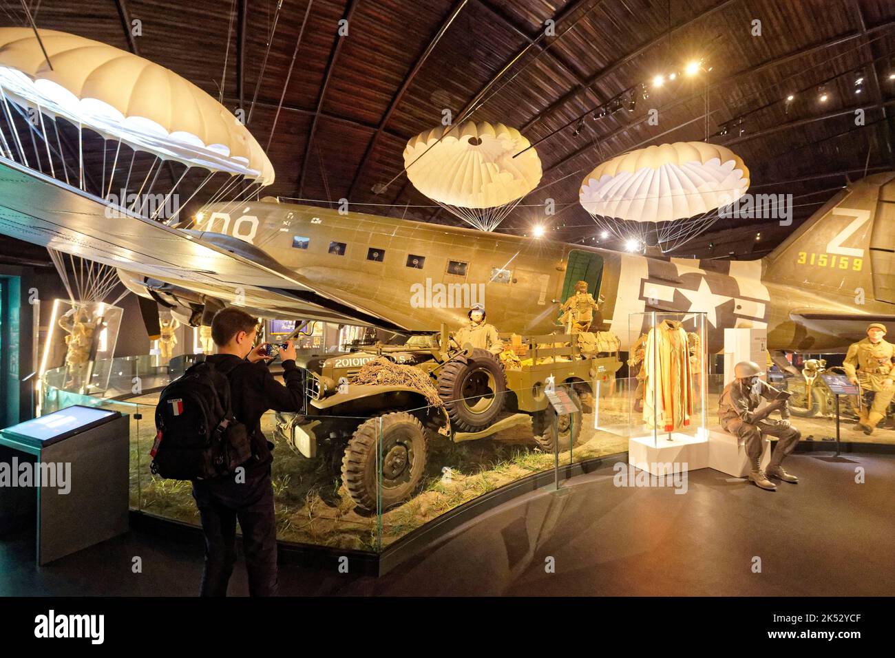 France, Manche, Cotentin, Sainte Mere Eglise, one of the first communes ...