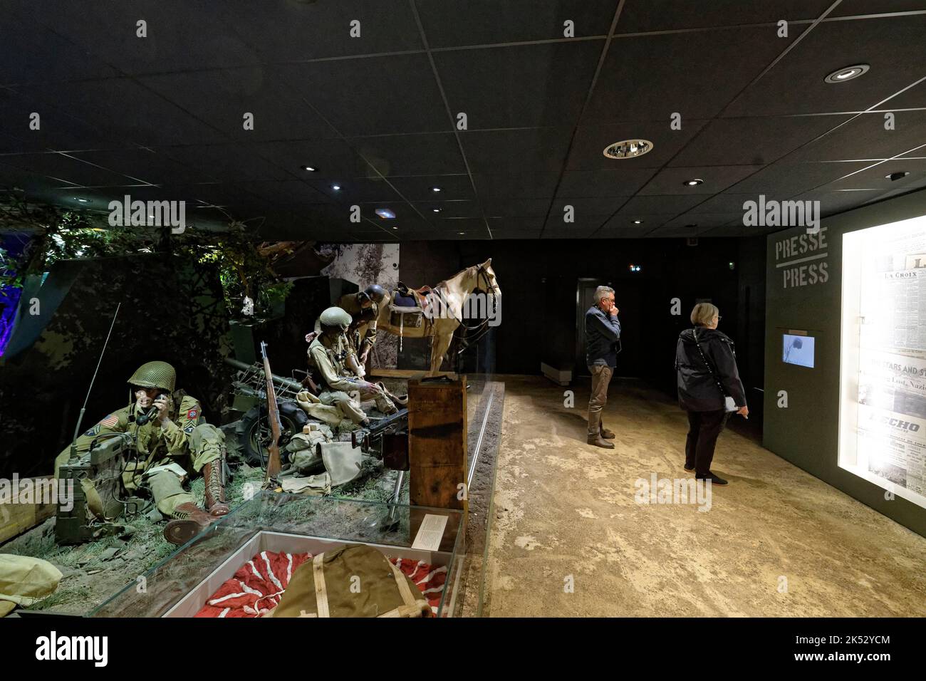 France, Manche, Cotentin, Sainte Mere Eglise, one of the first communes ...