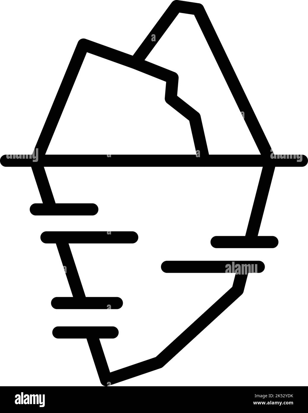 Antarctica iceberg boat Stock Vector Images - Alamy