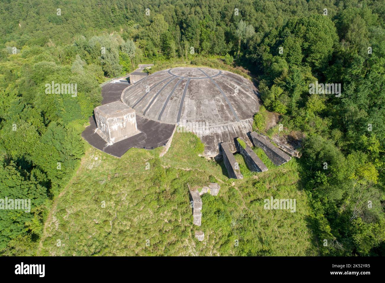 France, Pas de Calais, Wizernes, former bunker of the Second World War ...