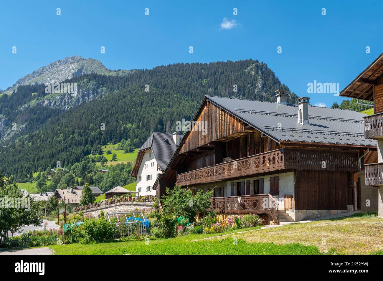 France, Haute Savoie, massif du Chablais, géoparc, Abondance, la ...