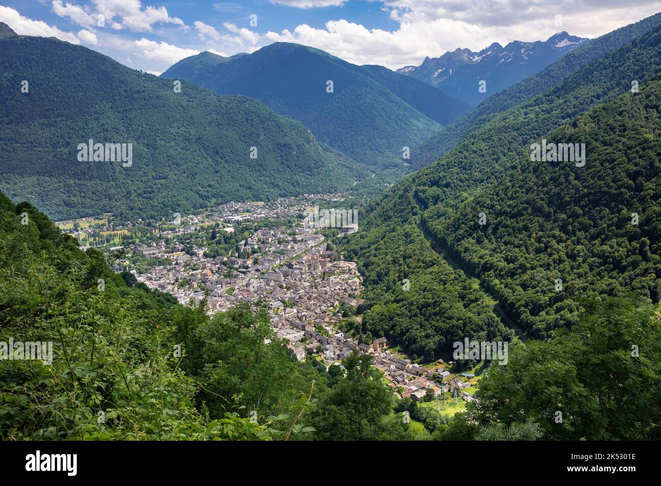 France, Haute-Garonne, Bagneres-de-Luchon Stock Photo - Alamy