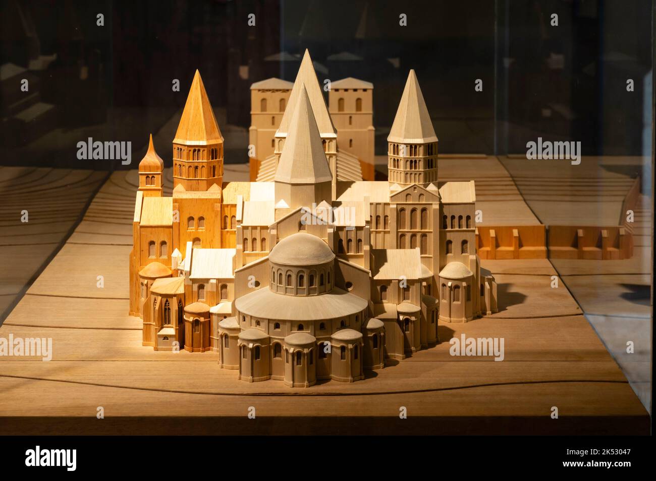 France, Saone et Loire, Maconnais, Cluny, Benedictine Abbey of Cluny ...