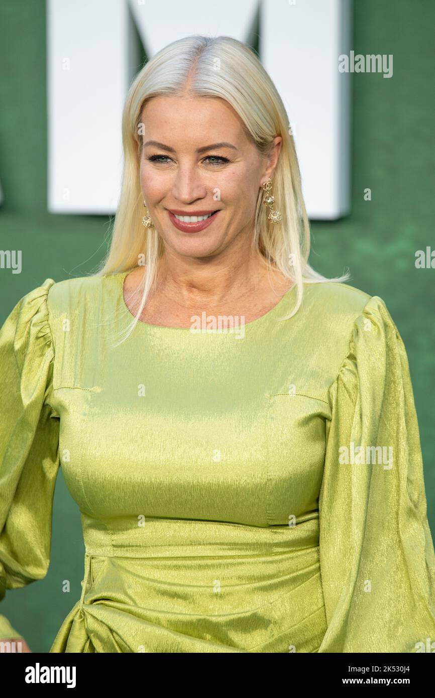 London, UK. Denise Van Outen at the UK Premiere of "Amsterdam" at Odeon ...