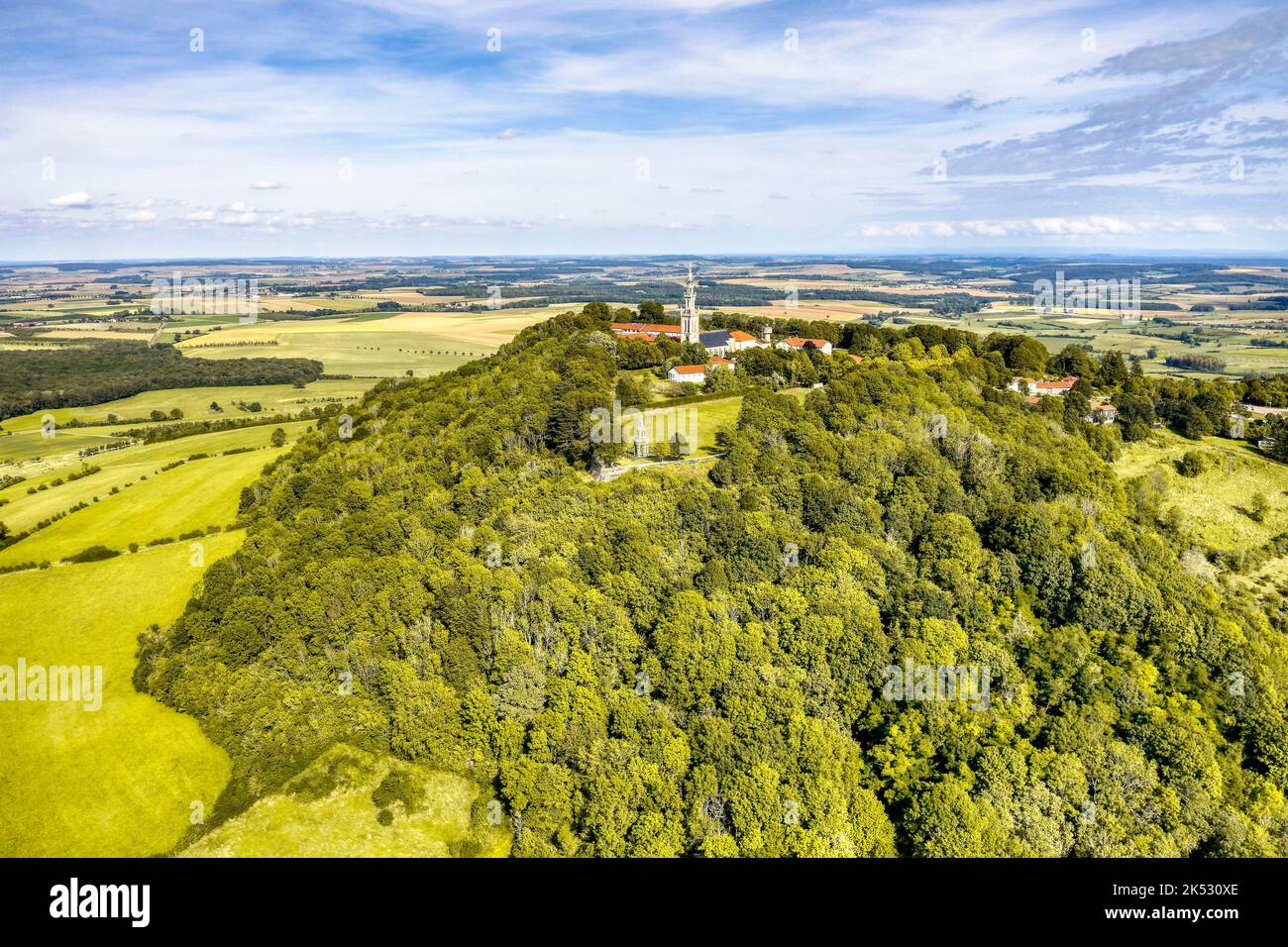 France, Meurthe-et-Moselle, Saintois country, Saxon-Sion, hill of Sion ...