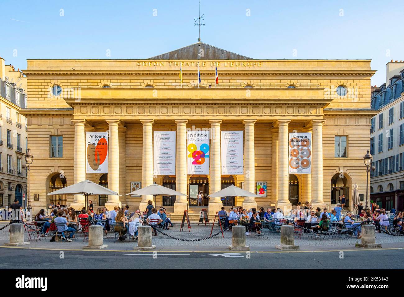 France, Paris, Odeon theater Stock Photo - Alamy