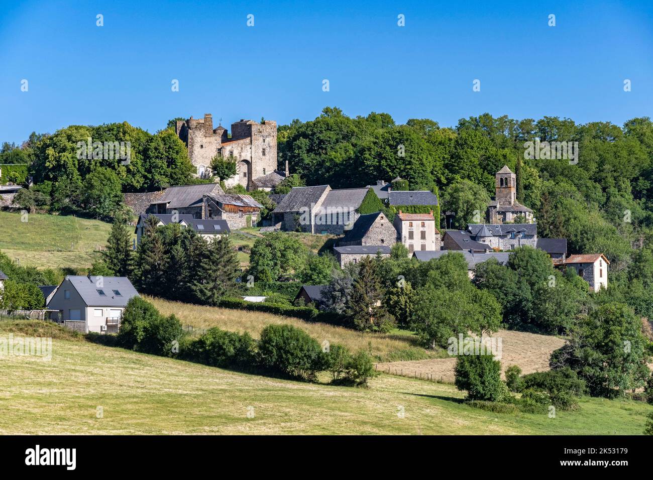 France, Puy de Dome, Parc Naturel Regional des Volcans d'Auvergne ...
