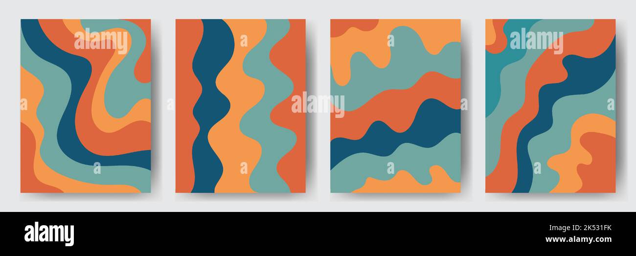 Clockwork poster retro background swirl. Psychedelic print. Vintage ...