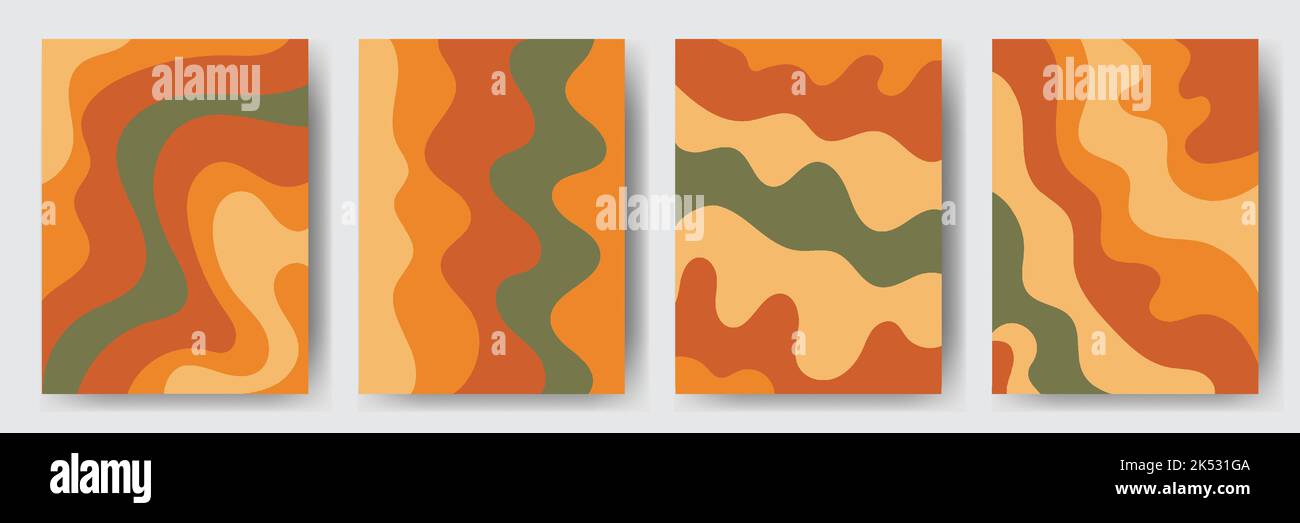 Clockwork poster retro background swirl. Psychedelic print. Vintage ...