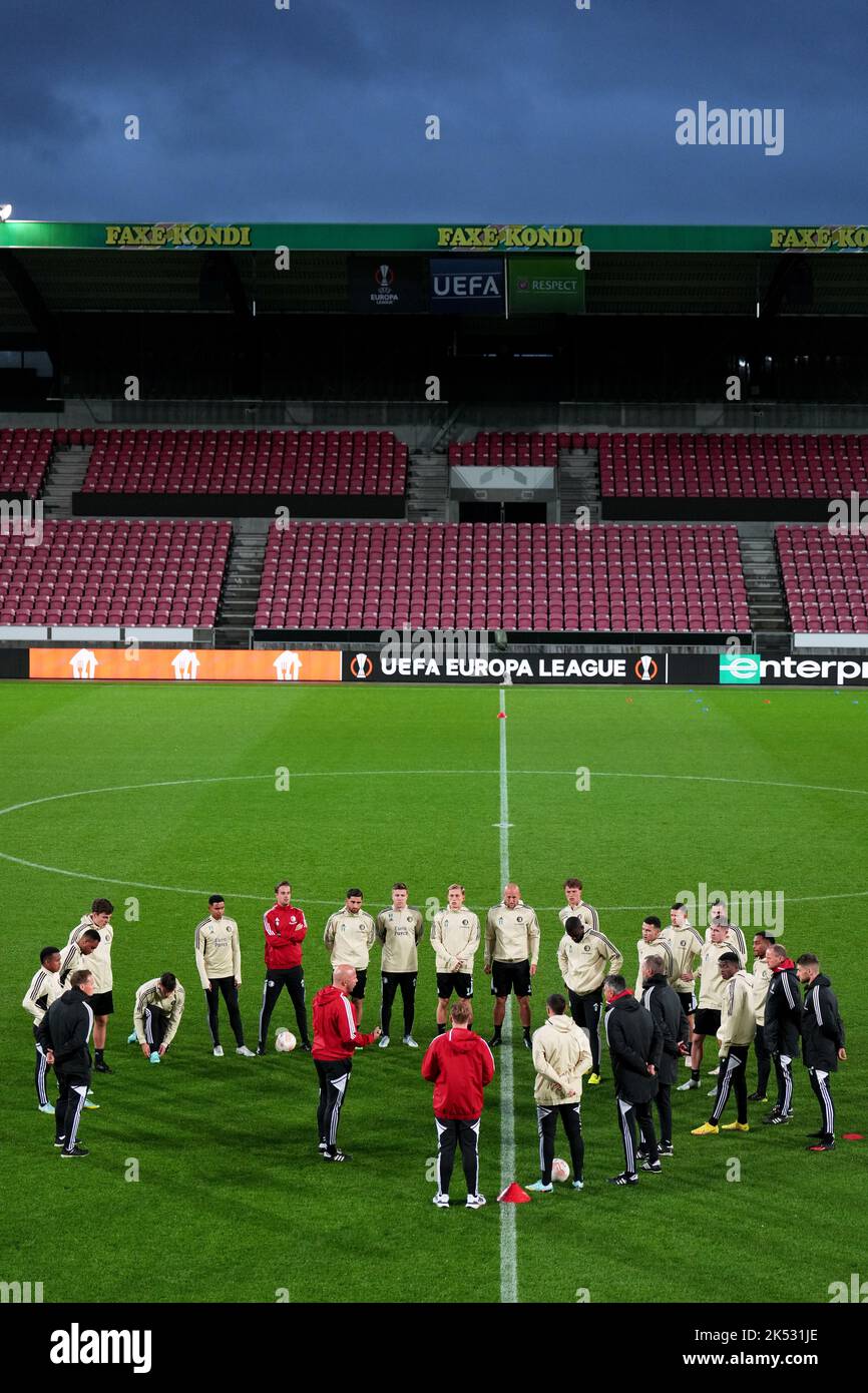 Herning, Denmark. 5 October 2022, Herning - group, team, players of ...