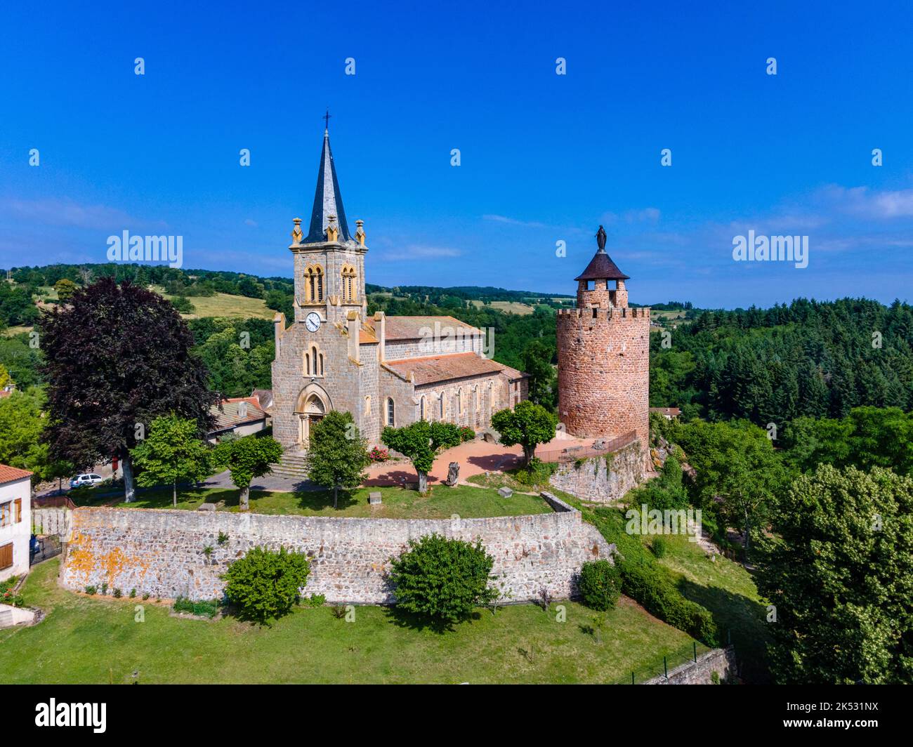 France, Loire, Le Crozet, Villages and towns of character label, Cote ...