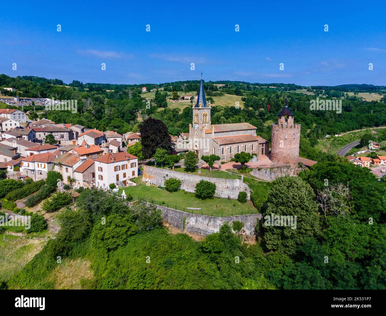 France, Loire, Le Crozet, Villages and towns of character label, Cote ...