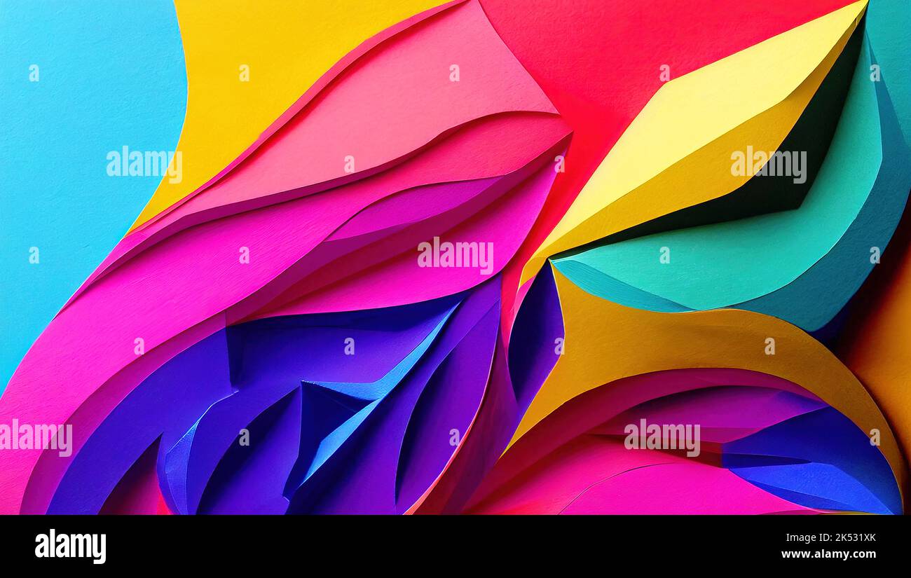 An abstract 3d rendered colorful background for textures and overlays ...