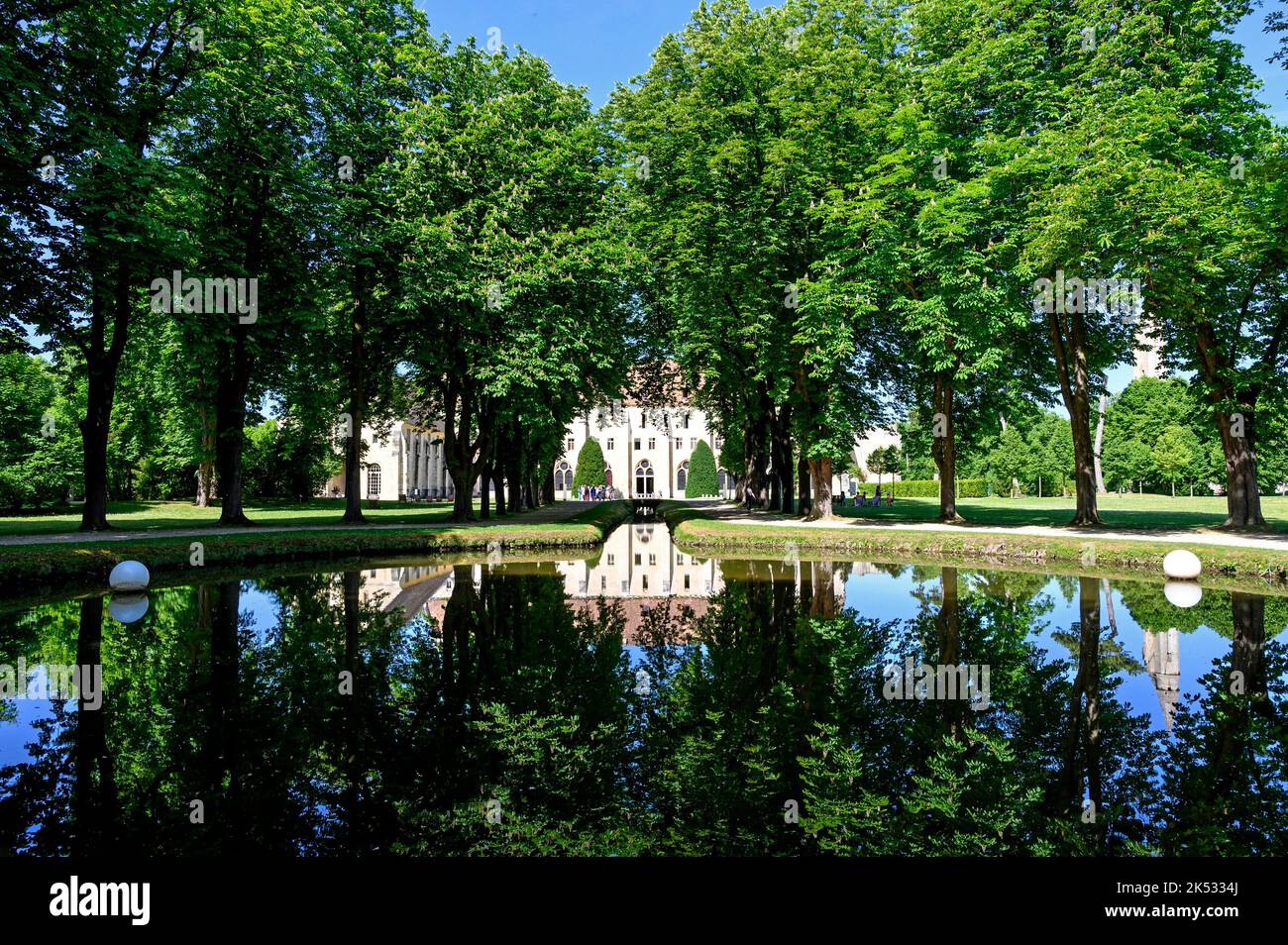 France, Val d'Oise, Asnieres sur Oise, the Cistercian abbey of ...