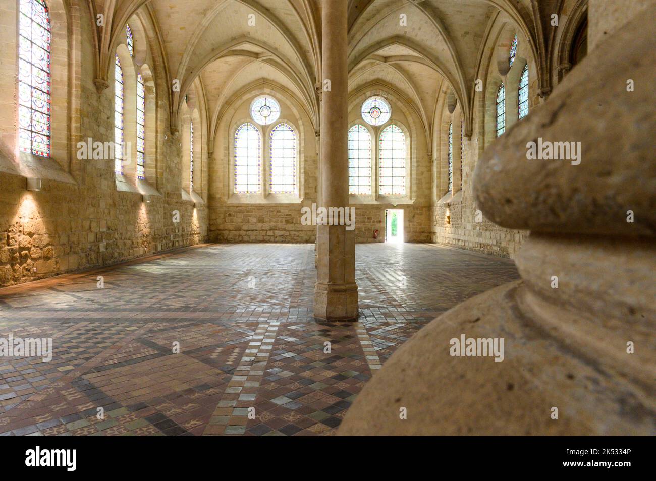 France, Val d'Oise, Asnieres sur Oise, the Cistercian abbey of ...