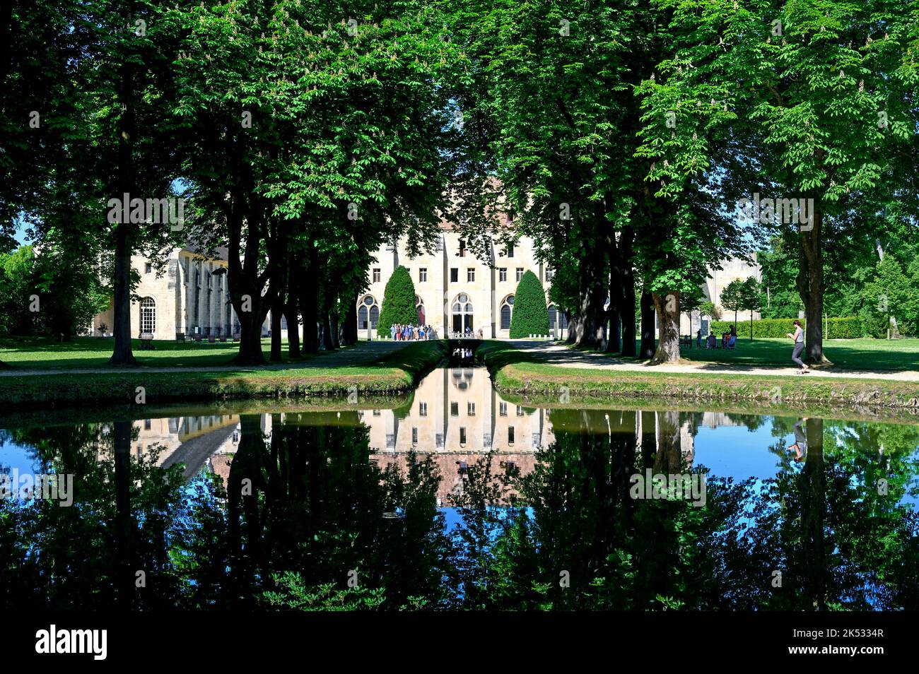 France, Val d'Oise, Asnieres sur Oise, the Cistercian abbey of ...