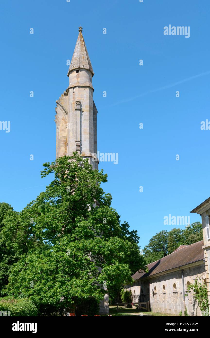 France, Val d'Oise, Asnieres sur Oise, the Cistercian abbey of ...