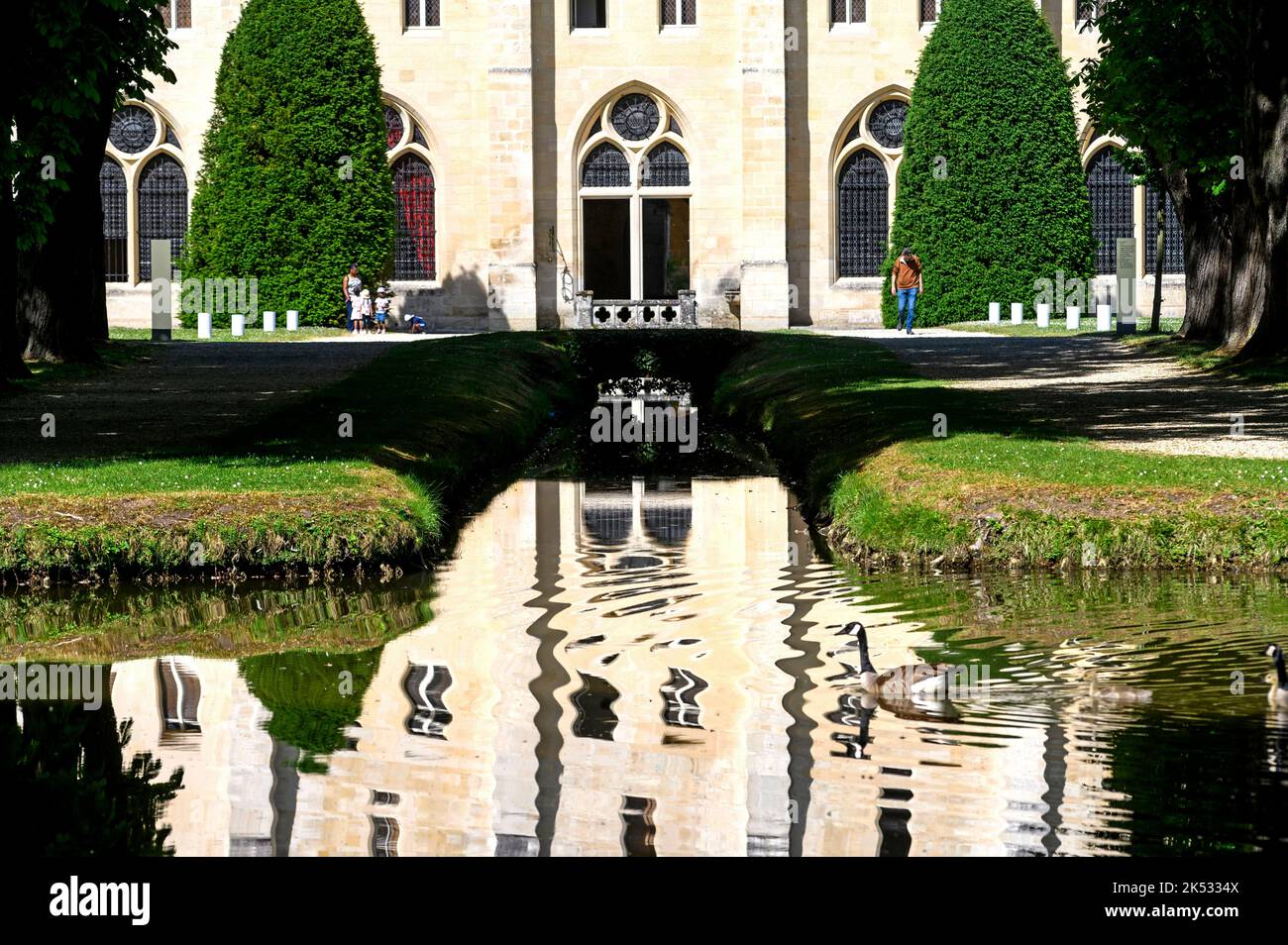 France, Val d'Oise, Asnieres sur Oise, the Cistercian abbey of ...