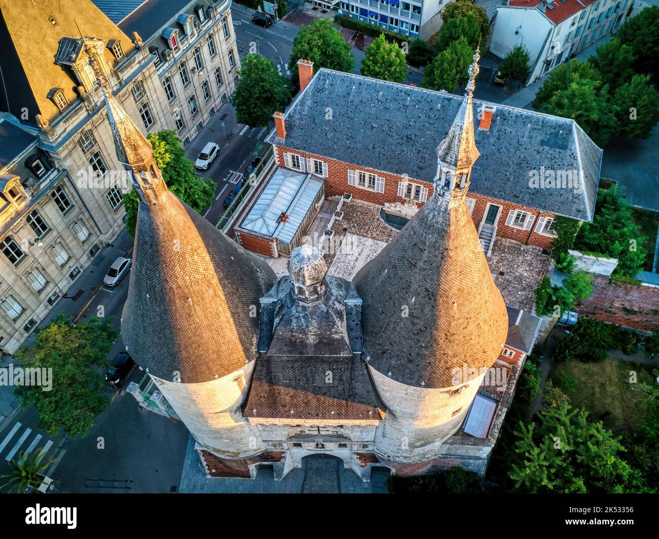 France, Meurthe et Moselle, Nancy, Porte de la Craffe vestige of the ...