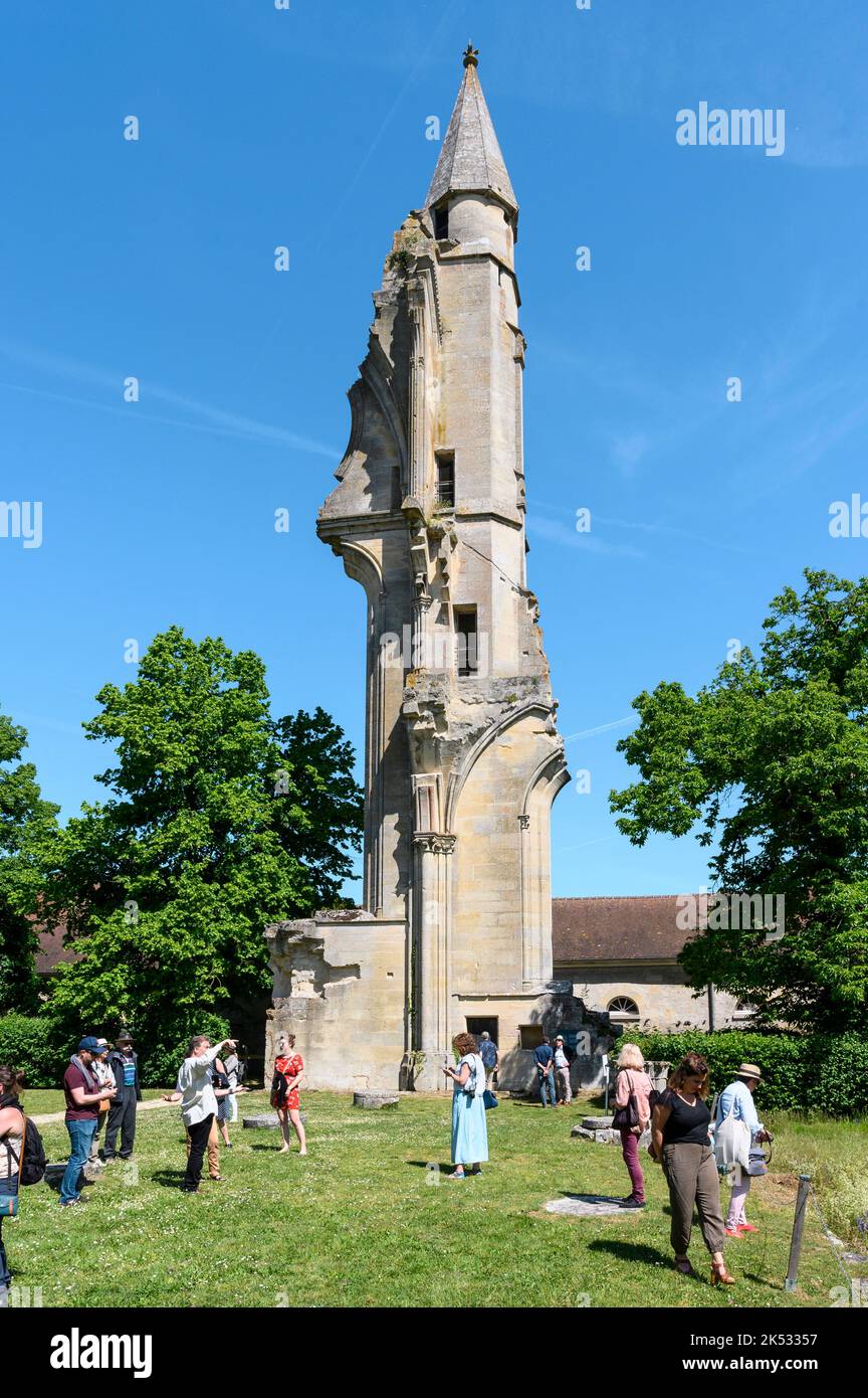 France, Val d'Oise, Asnieres sur Oise, the Cistercian abbey of ...