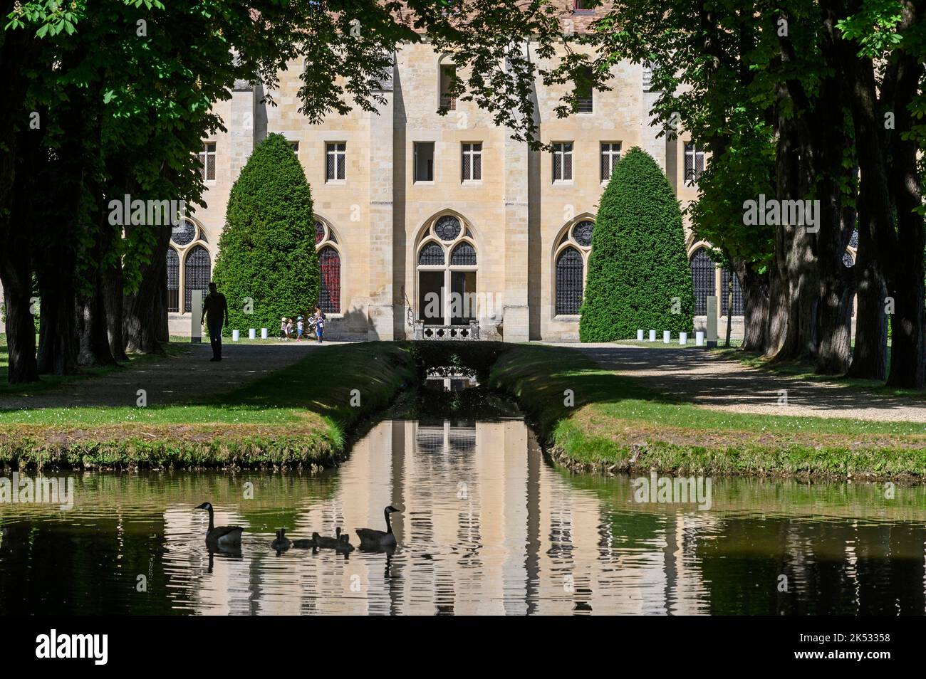 France, Val d'Oise, Asnieres sur Oise, the Cistercian abbey of ...