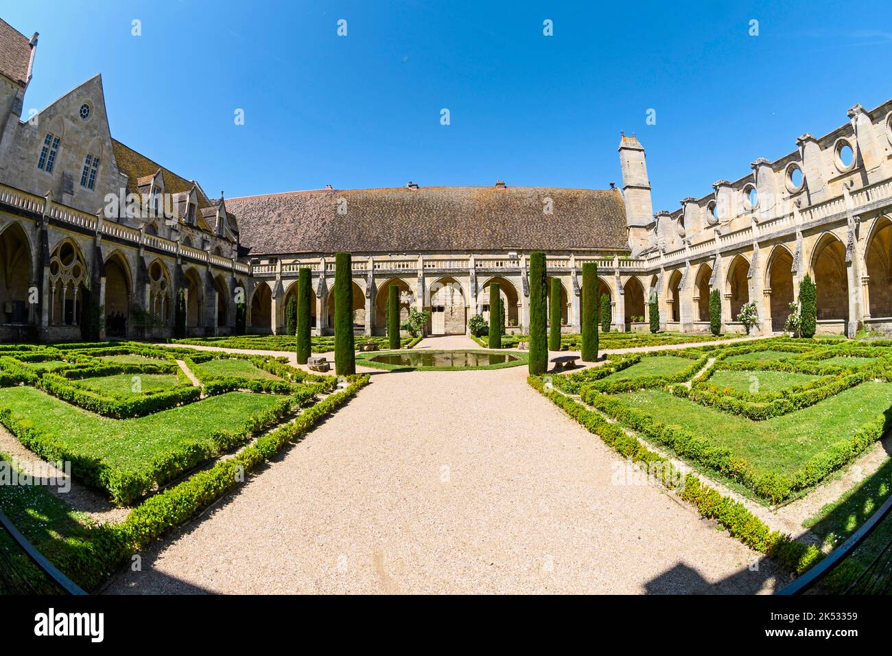 France, Val d'Oise, Asnieres sur Oise, the Cistercian abbey of ...