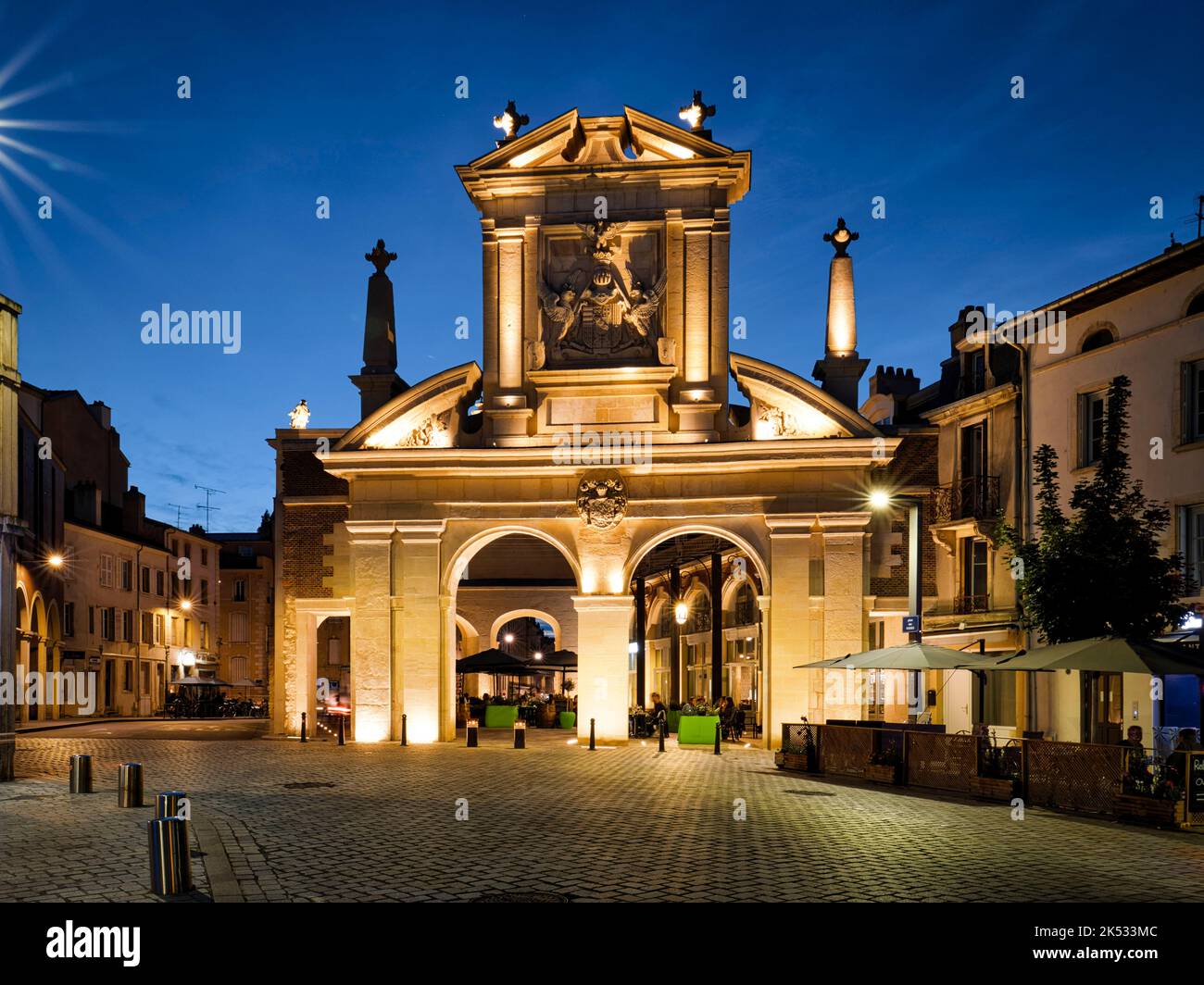 France, Meurthe et Moselle (54), Nancy, Saint-Nicolas gate with its ...
