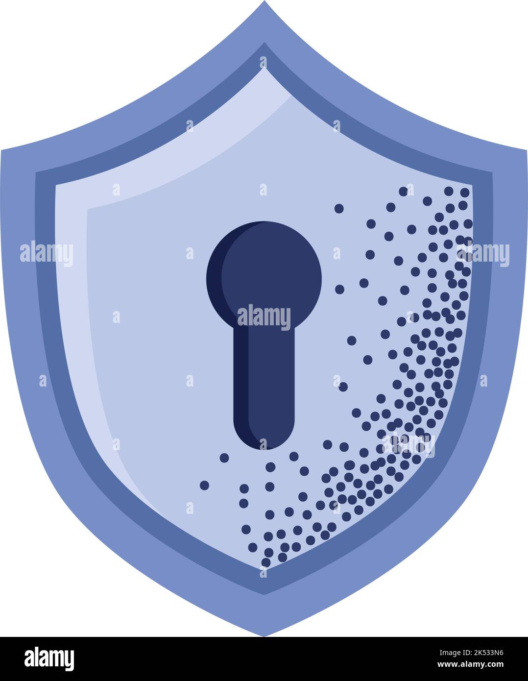 security shield with keyhole icon Stock Vector Image & Art - Alamy