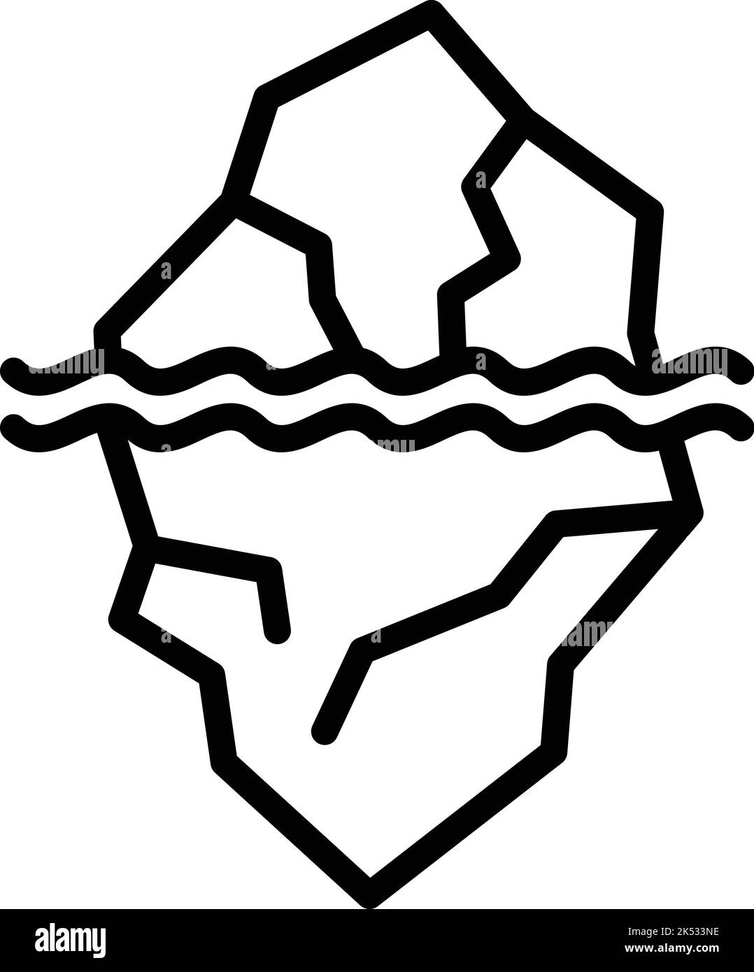 Mountain under sea Black and White Stock Photos & Images - Alamy