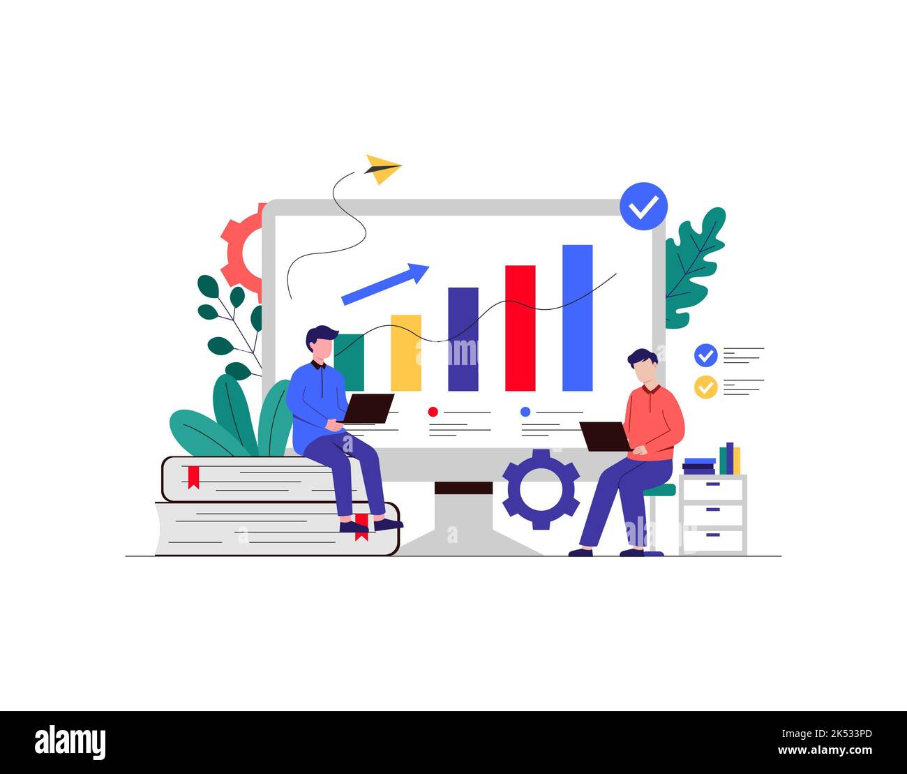 A strategy analysis presentation background Stock Photo - Alamy