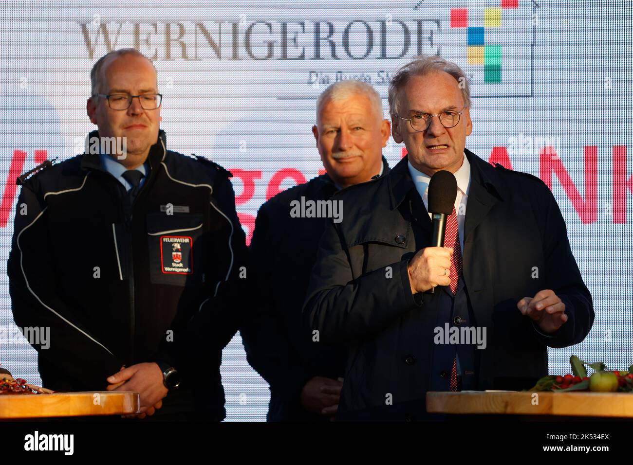 Wernigerode, Germany. 05th Oct, 2022. Minister President Reiner ...