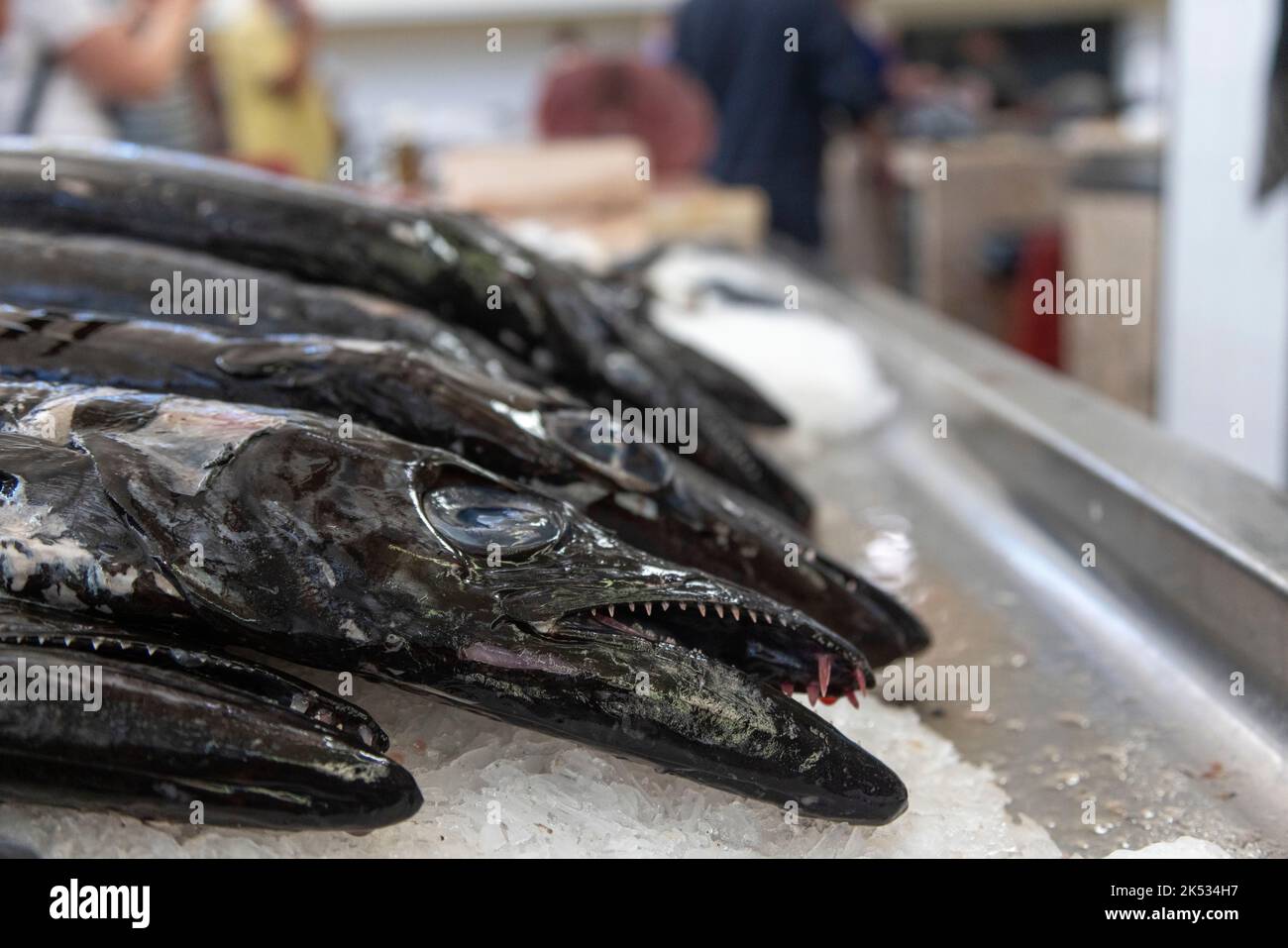 Black scabbard fish hi-res stock photography and images - Alamy
