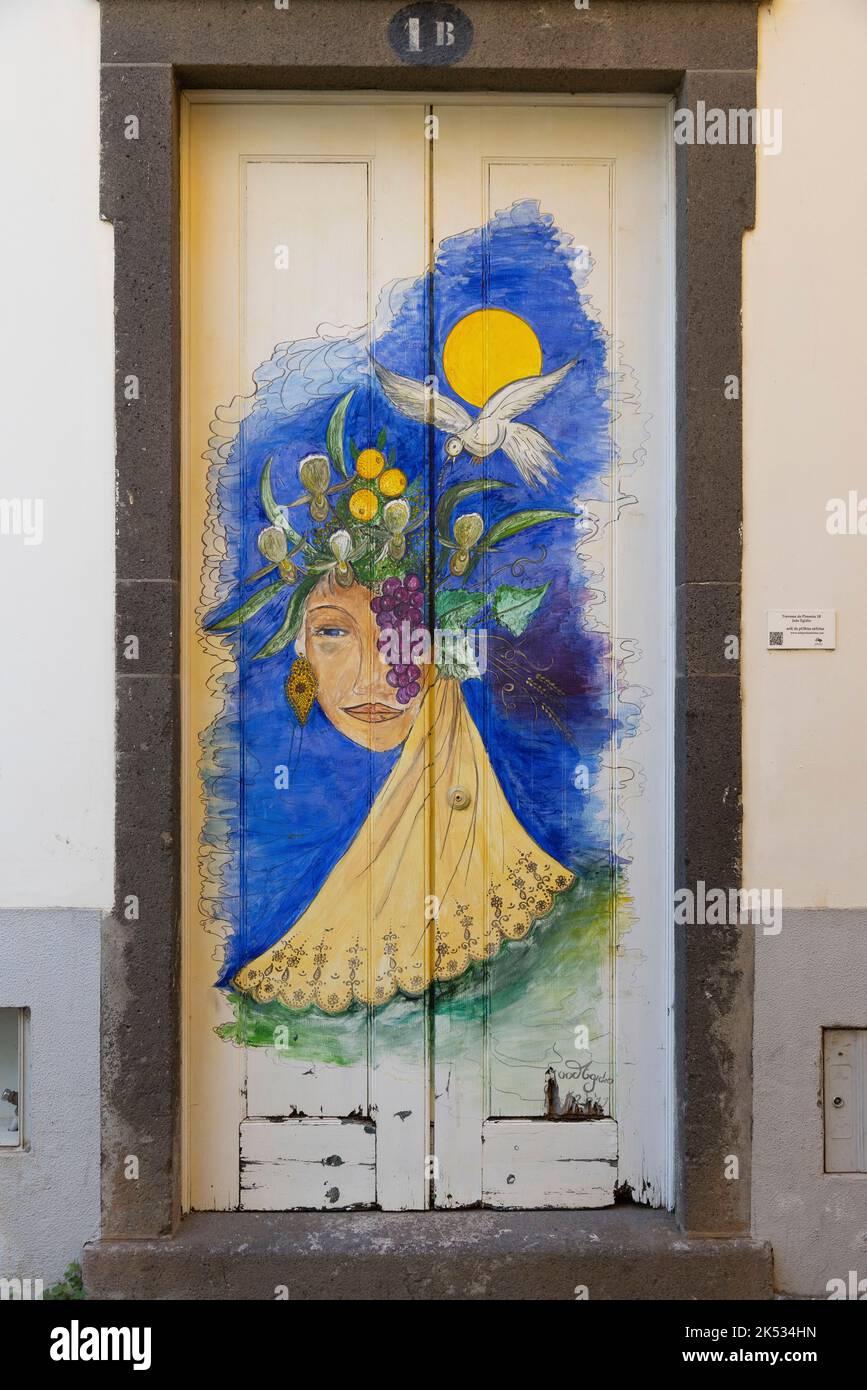 Portugal, Madeira Island, Funchal, the historic Santa Maria district ...