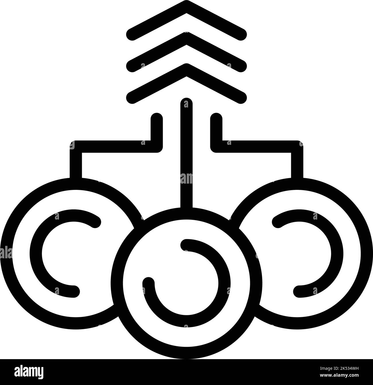 Critical cost icon outline vector. Business team. Idea podium Stock ...