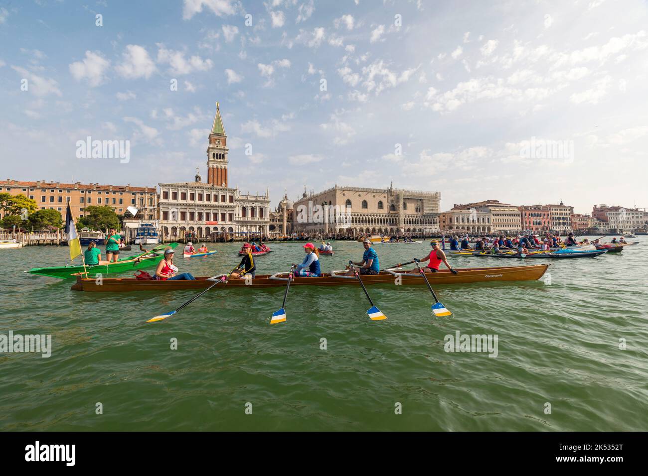 Italy, Venice, listed as World Heritage by UNESCO, La Vogalonga is a 32 ...