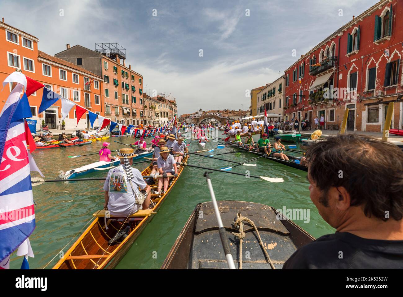 Italy, Venice, listed as World Heritage by UNESCO, La Vogalonga is a 32 ...