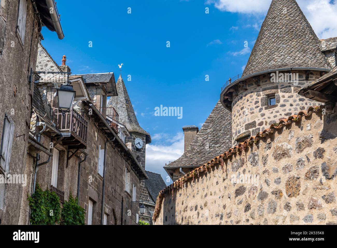 France, Cantal, Vic sur Cere, Regional natural park volcanoes of ...