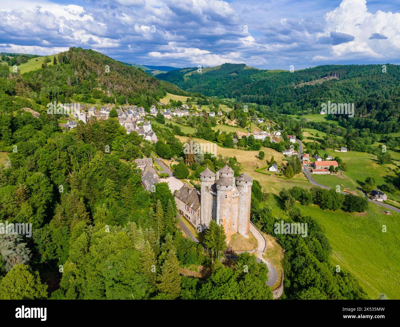 France, Cantal, Parc Naturel Regional des Volcans d'Auvergne (Natural ...