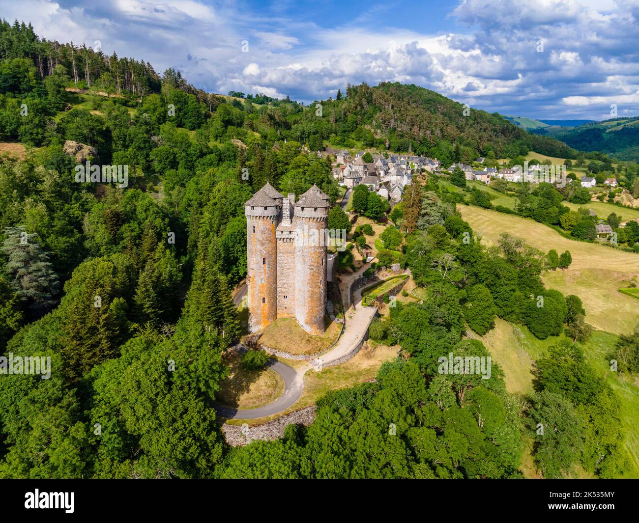France, Cantal, Parc Naturel Regional des Volcans d'Auvergne (Natural ...