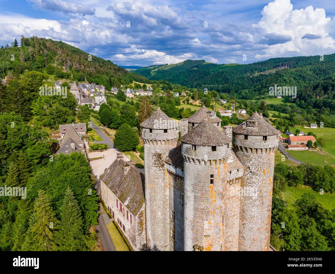 France, Cantal, Parc Naturel Regional des Volcans d'Auvergne (Natural ...