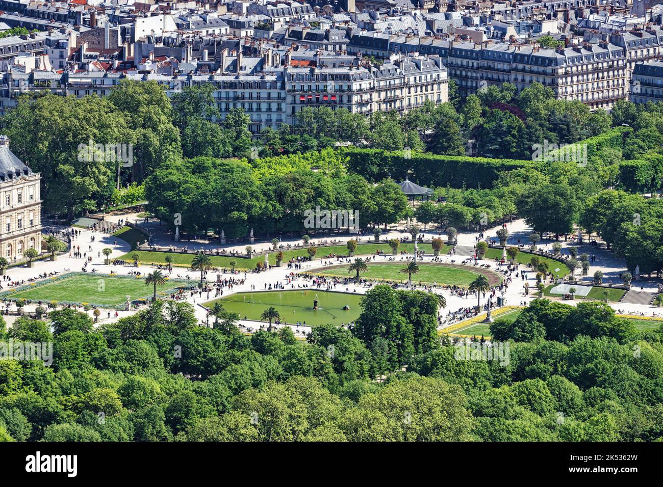 France, Paris, elevated view of Paris from the Panoramic Observatory of ...