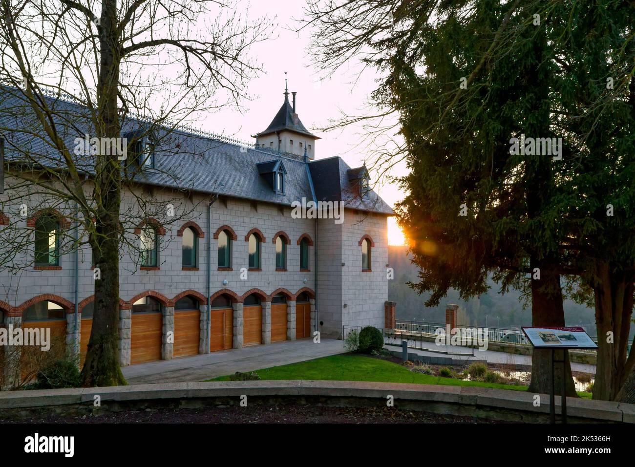 France, Meurthe et Moselle, Liverdun, Corbin castle, rehabilitated in ...