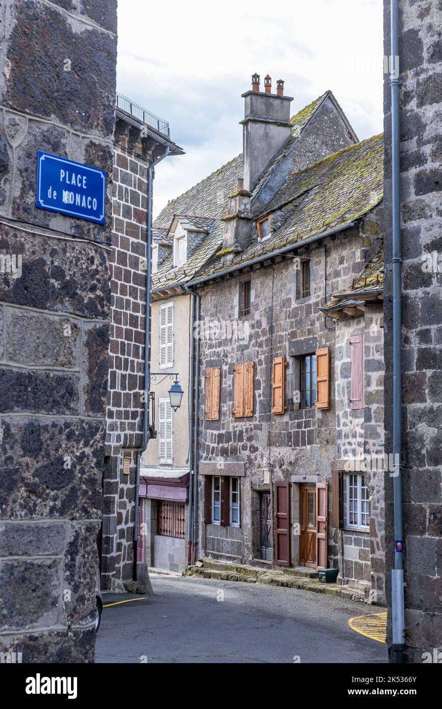 France, Cantal, Vic sur Cere, Regional natural park volcanoes of ...